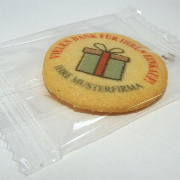 Bedruckte Kekse